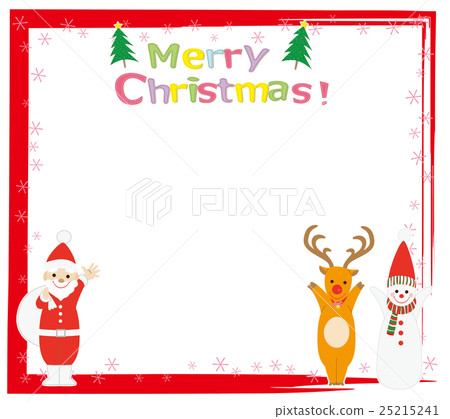 Christmas message frame - Stock Illustration [25215241] - PIXTA