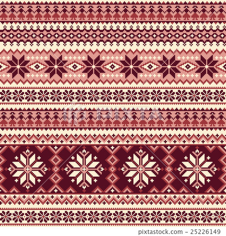 Nordic pattern, - Stock Illustration [25226149] - PIXTA