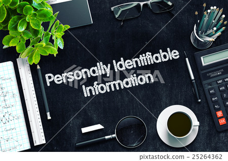 Personally Identifiable Information Concept. 3D - Stock Illustration ...
