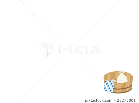 Hot Spring Tomi Frame - Stock Illustration [25275001] - PIXTA