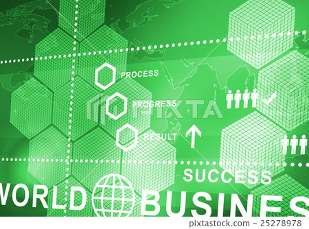 Digital business background - Stock Illustration [25278978] - PIXTA