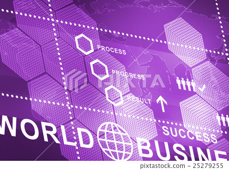 Digital business background - Stock Illustration [25279255] - PIXTA