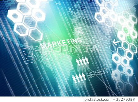 abstract business digital background - Stock Illustration [25279387 ...