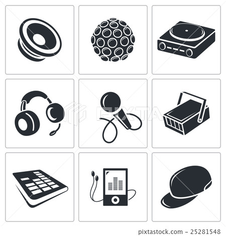 Nightclub vector icon collection - Stock Illustration [25281548] - PIXTA