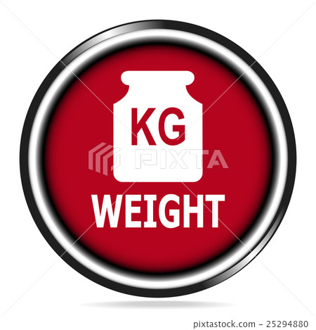 Weight icon, symbol vector illustration - Stock Illustration [25294880 ...