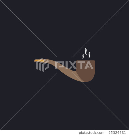 smoky pipe computer symbol - Stock Illustration [25324581] - PIXTA