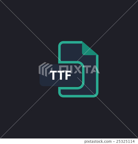TTF computer symbol - Stock Illustration [25325114] - PIXTA