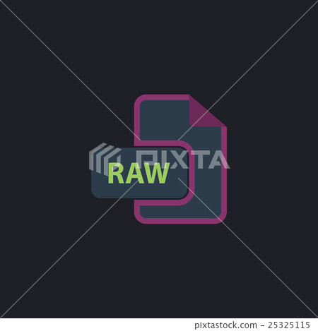 RAW computer symbol - Stock Illustration [25325115] - PIXTA