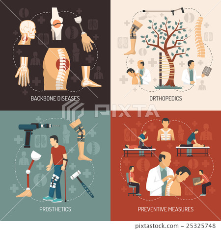 Orthopedics 2x2 Design Concept - Stock Illustration [25325748] - PIXTA