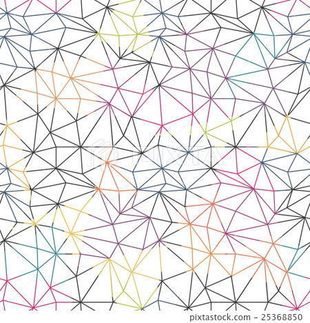 Wireframe Abstract Surface Seamless Pattern - Stock Illustration ...