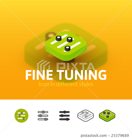 Fine tuning icon in different style - Stock Illustration [25379689] - PIXTA