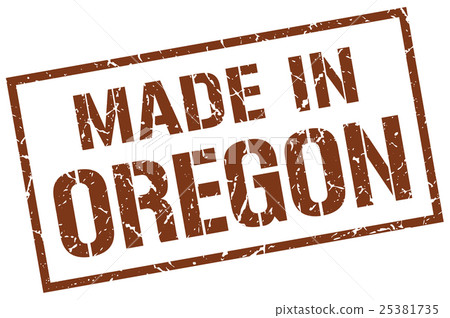 made in Oregon stamp - Stock Illustration [25381735] - PIXTA