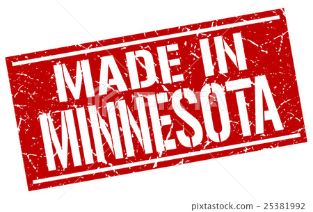 made in Minnesota stamp - Stock Illustration [25381992] - PIXTA