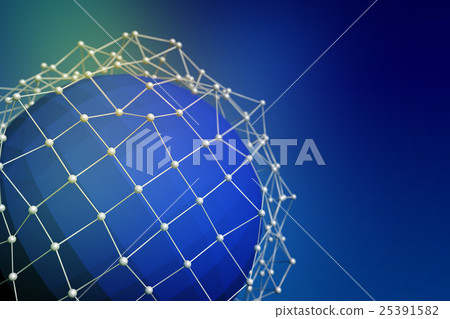 Mesh 3D object - Stock Illustration [25391582] - PIXTA