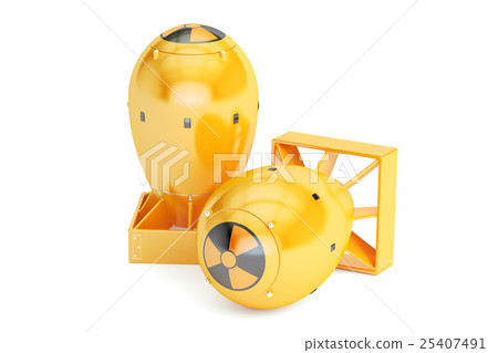 Nuclear atomic bombs, 3D rendering - Stock Illustration [25407491] - PIXTA