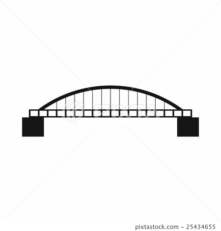 Bridge icon, simple style - Stock Illustration [25434655] - PIXTA