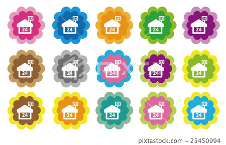 Combi two icon set 03 - Stock Illustration [25450994] - PIXTA