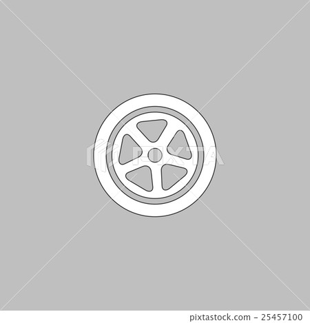 wheel computer symbol - Stock Illustration [25457100] - PIXTA