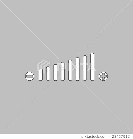 Volume adjustment computer symbol - Stock Illustration [25457912] - PIXTA