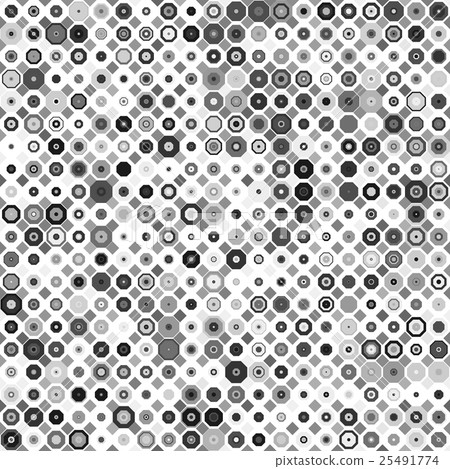 Retro abstract seamless pattern. Octagon colorful - Stock Illustration ...