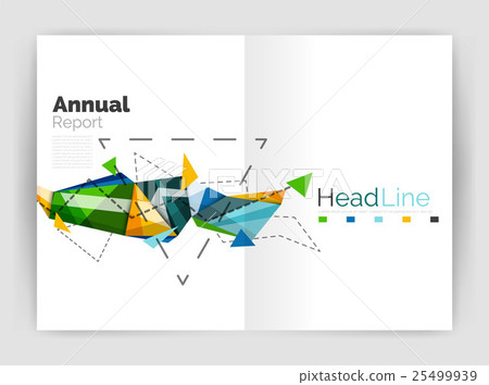 Abstract background annual report template - Stock Illustration ...