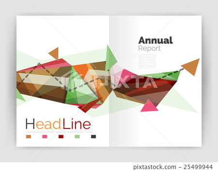 Abstract background annual report template - Stock Illustration ...