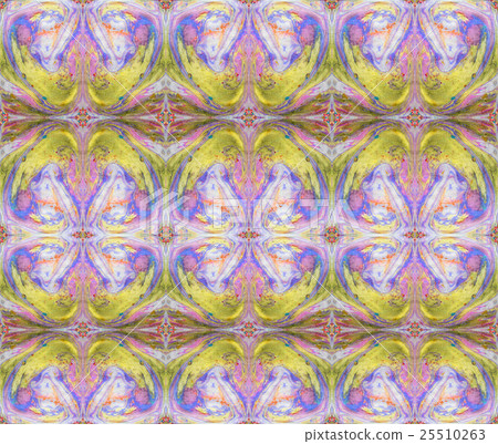 Symmetrical print tile wall paper pattern design - Stock Illustration ...