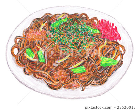 Yakisoba - Stock Illustration [25520013] - PIXTA