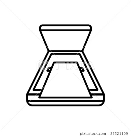Open scanner icon, outline style - Stock Illustration [25521109] - PIXTA