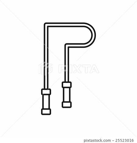 Skipping rope icon, outline style - Stock Illustration [25523016] - PIXTA
