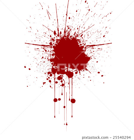 Vector red ink splatter background - Stock Illustration [25540294] - PIXTA