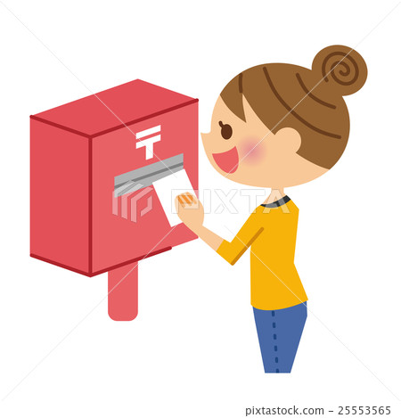 Posting illustration - Stock Illustration [25553565] - PIXTA
