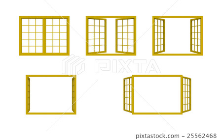 Window animation - Stock Illustration [25562468] - PIXTA