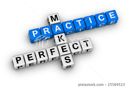 practice makes perfect - Stock Illustration [25569523] - PIXTA