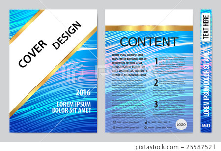 Cover book presentation design - Stock Illustration [25587521] - PIXTA
