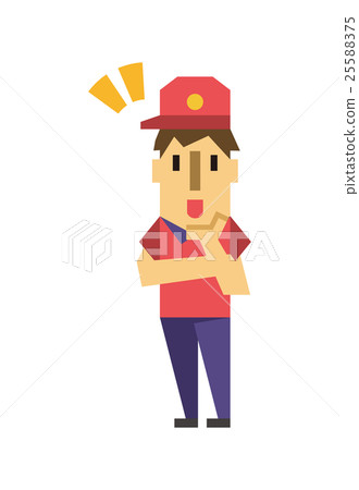 Standman [Flat human series] - Stock Illustration [25588375] - PIXTA