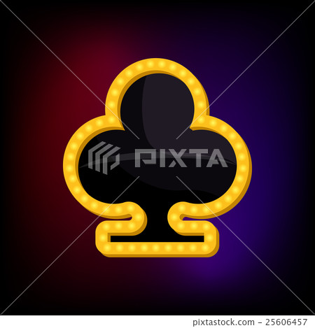 Club suit icon, cartoon style - Stock Illustration [25606457] - PIXTA