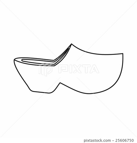 Clogs icon, outline style - Stock Illustration [25606750] - PIXTA