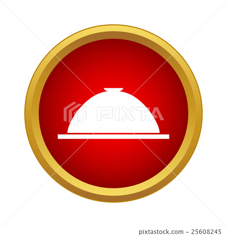 Cloche icon in simple style - Stock Illustration [25608245] - PIXTA