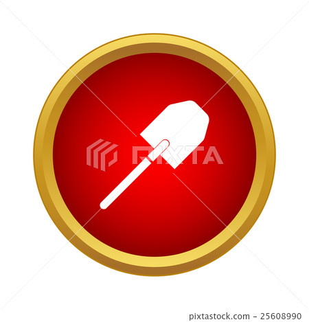Sapper shovel icon in simple style - Stock Illustration [25608990] - PIXTA