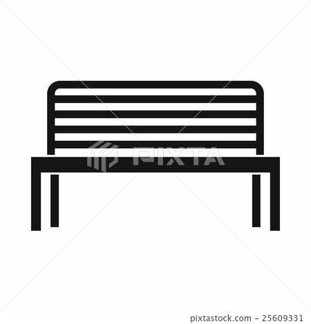 Bench icon, simple style - Stock Illustration [25609331] - PIXTA