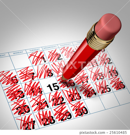 Busy Schedule - Stock Illustration [25610485] - PIXTA