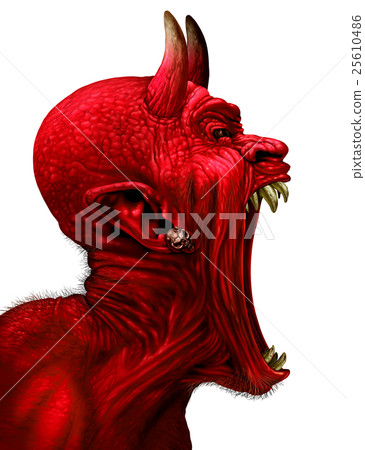 Devil Scream - Stock Illustration [25610486] - PIXTA
