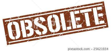 obsolete square grunge stamp - Stock Illustration [25621034] - PIXTA