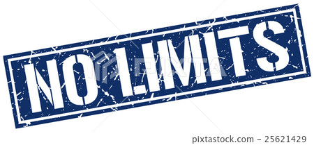 no limits square grunge stamp - Stock Illustration [25621429] - PIXTA