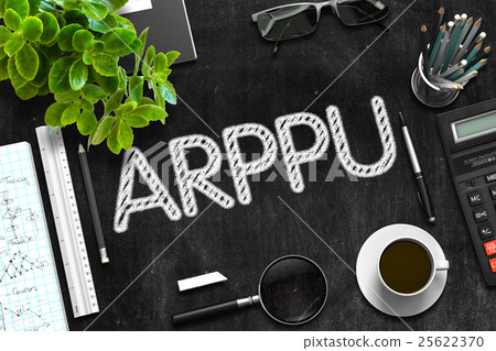 ARPPU on Black Chalkboard. 3D Rendering. - Stock Illustration [25622370 ...