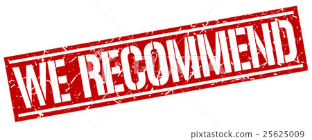 we recommend square grunge stamp - Stock Illustration [25625009] - PIXTA