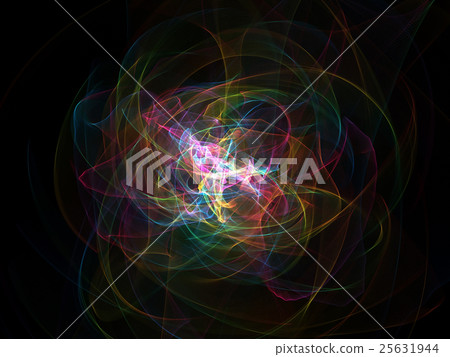 abstract colorful twisted netting waves - Stock Illustration [25631944 ...