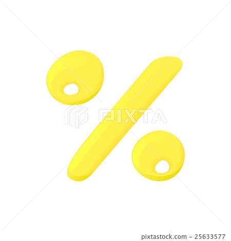Percent sign icon, cartoon style - Stock Illustration [25633577] - PIXTA