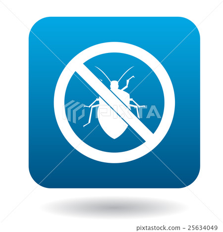 No bug sign icon in simple style - Stock Illustration [25634049] - PIXTA